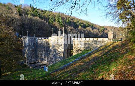 Located in Istanbul, Turkey, Topuzlu Dam was built in 1750 Stock Photo ...