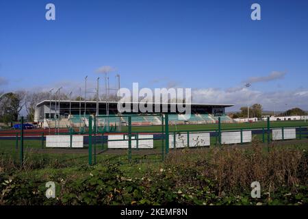 Leckwith Athletics Stadium, Cardiff November 2022. cym Stock Photo - Alamy