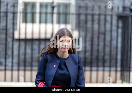 Michelle Donelan, Culture Secretary, leaves after a cabinet meeting ...