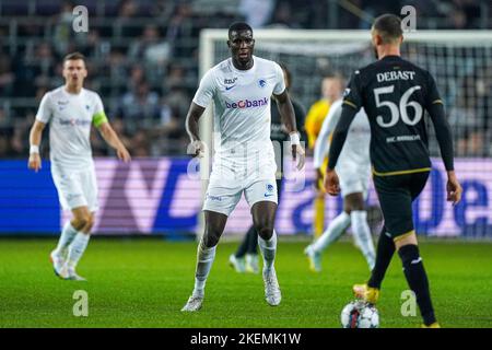 BRUSSELS, BELGIUM - NOVEMBER 13: Paul Onuachu of KRC Genk during the ...