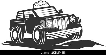 Off-road Jeep Logo Icon Illustration Brand Identity Stock Vector Image ...
