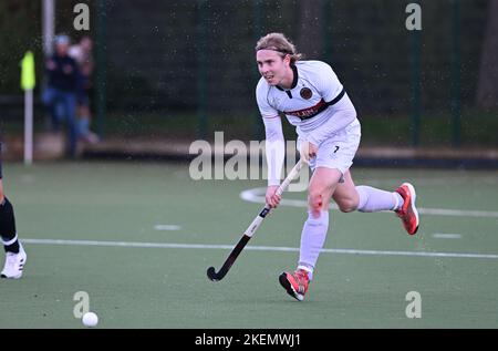 Dragons' Robbert Rubens pictured in action during a hockey game between ...