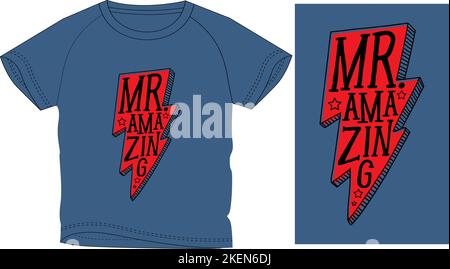 Mr. amazing graphic design vector illustration Stock Vector Image & Art ...