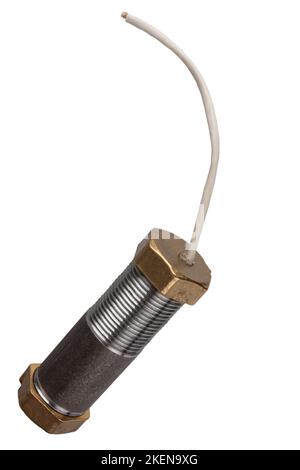 Nail Grenade isolated on white background Stock Photo - Alamy