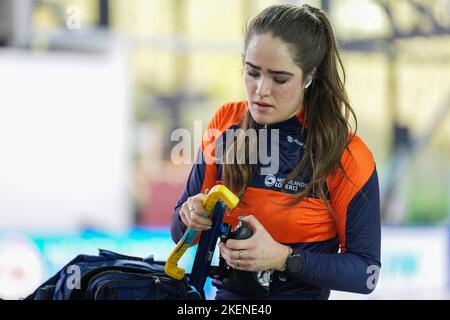 STAVANGER, NORWAY - NOVEMBER 13: Isabel Grevelt of The Netherlands ...