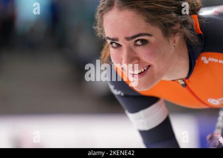 STAVANGER, NORWAY - NOVEMBER 13: Isabel Grevelt of The Netherlands ...
