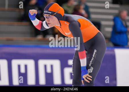 STAVANGER, NORWAY - NOVEMBER 13: Isabel Grevelt of The Netherlands ...