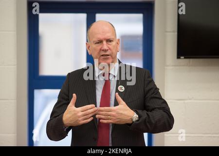 David Rees MS speaking at an event in his Aberavon constituency Stock ...