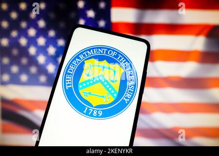 Brazil. 13th Nov, 2022. In this photo illustration, the United States ...