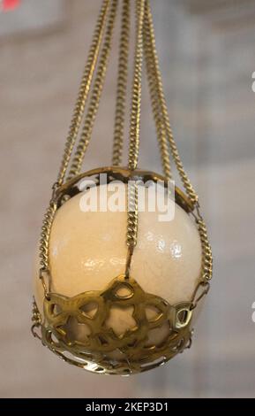 Ostrich egg found in Ottoman made mosques in Istanbul Stock Photo - Alamy
