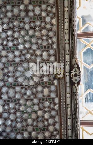 Ottoman art example of Mother of Pearl inlays Stock Photo - Alamy