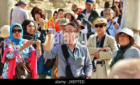 TUR, Turkey, Ephesus: Tourists encounter impressive evidence of Roman ...
