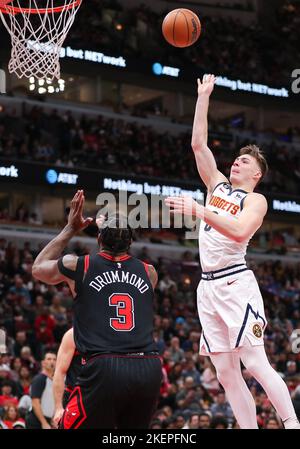 Denver Nuggets guard Christian Braun (0) in the first half of an NBA ...