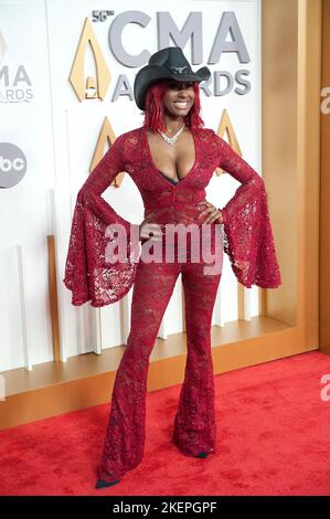 Reyna Roberts arrives at the 56th Annual CMA Awards on Wednesday, Nov ...