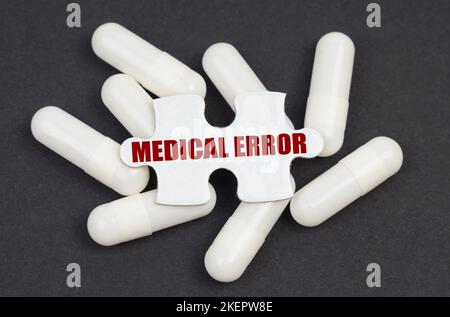 Writing note showing Medical Error. Business photo showcasing ...