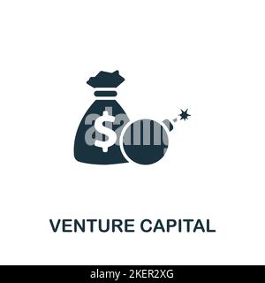 Venture Capital icon. Monochrome simple Investments icon for templates ...