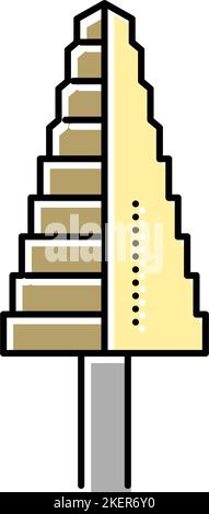 step drill bit icon color illustration Stock Vector Image & Art - Alamy