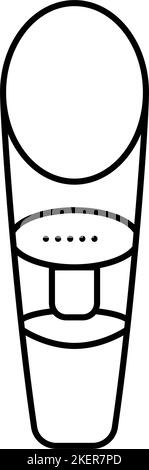 aerator wine line icon vector illustration Stock Vector Image & Art - Alamy