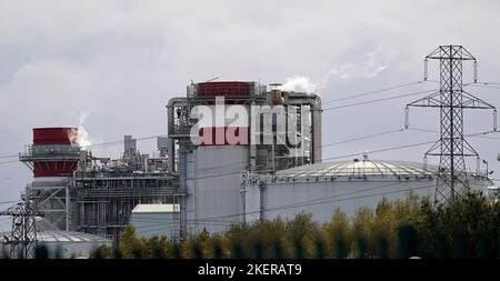 A general view of Energia's Huntstown Gas powered power station in ...