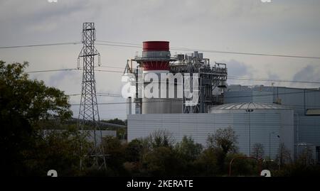 A general view of Energia's Huntstown Gas powered power station in ...