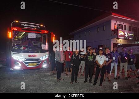 Badung, Bali, Indonesia. 14th Nov, 2022. Hotel staff mobility around ...