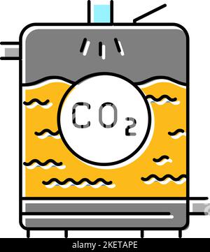 carbonation beer production color icon vector illustration Stock Vector ...