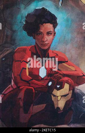 Ironheart comic book character Stock Photo - Alamy