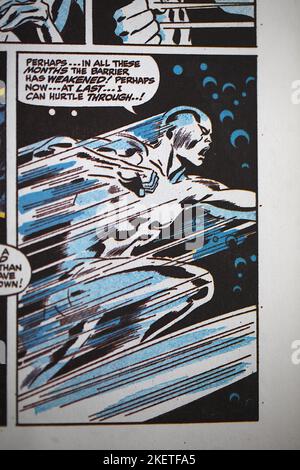 The Silver Surfer Norrin Radd Marvel Comics superhero Stock Photo - Alamy