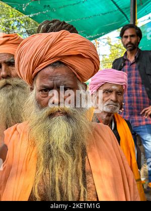 Pushkar, Rajasthan, India - November 2022: Pushkar fair, Portrait of ...