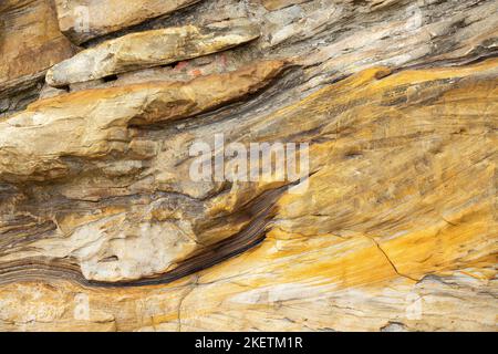 Texture of marine shallow water sediments, bottom sediments, selective ...