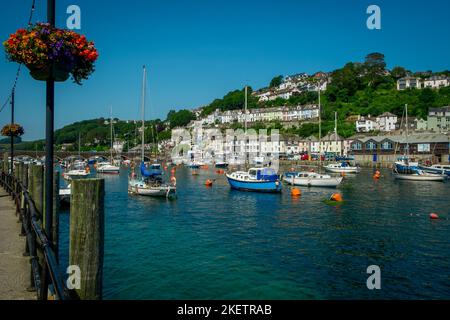 21st July 2021 - Looe, UK: A lovely summers day for activities on the ...