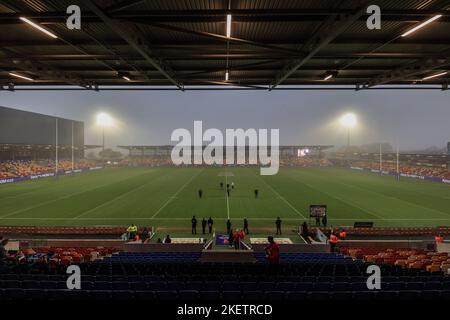 A general view of the LNER Community Stadium before the Betfred ...