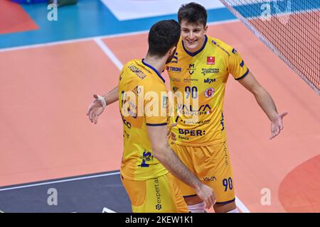Siena, Italy, PalaEstra, November 13, 2022, Tommaso Rinaldi (Valsa ...