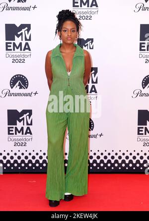 Bamlak Werner attending the MTV Europe Music Awards 2022 held at the ...