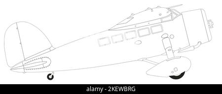 Lockheed Vega 5C Stock Photo - Alamy