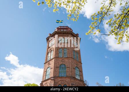 Bredablick: A 30 metre high tower, built of brick, in Skansen. The huge ...
