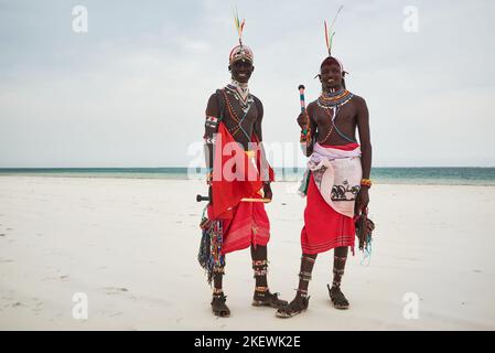 Samburu Maasai tribe indigenous people Kenyan portrait Zanzibar ...