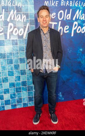 Mike Birbiglia attends "The Old Man & The Pool" opening night at Vivian ...