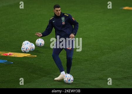 Brazil assistant coach Matheus Bachi during the FIFA World Cup Quarter ...