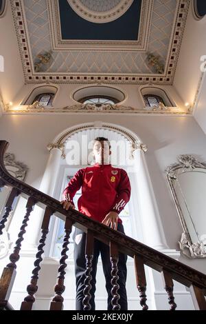 Hensol, Wales, UK. 14th Nov, 2022. Sorba Thomas of Wales during a ...