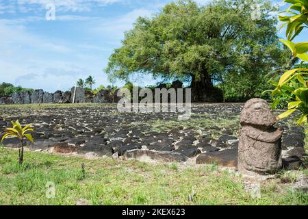 Taputapuatea Marae, Raitea, French Polynesia Stock Photo - Alamy