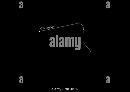 Star Constellations Map With All 88 Star Constellations Stock Photo - Alamy