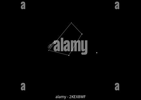 Norma Star Constellation, Night Sky, Constellation Lines Carpenter ...