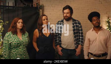 BAR FIGHT!, from left; Rachel Bloom, Melissa Fumero, 2022. © IFC Films ...