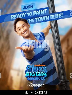 BLUE'S BIG CITY ADVENTURE, Joshua Dela Cruz (center), 2022. ph: Scott ...