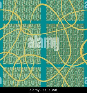 Cartoon geometric oval seamless polka dots circle pattern for wrapping ...