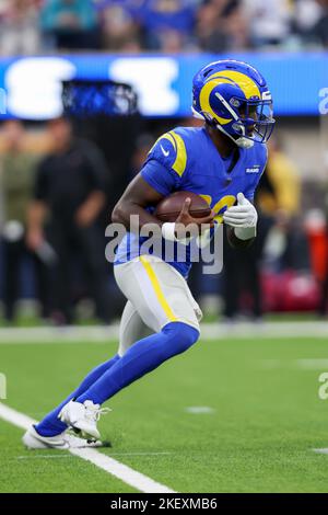 of an NFL football game, Sunday, Nov. 9, 2025, in East Rutherford, N.J ...