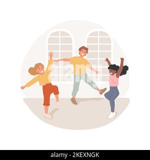 Drama and theatre class isolated cartoon vector illustration Stock ...