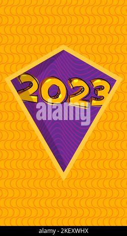 happy new year 2023 icon design Stock Vector Image & Art - Alamy