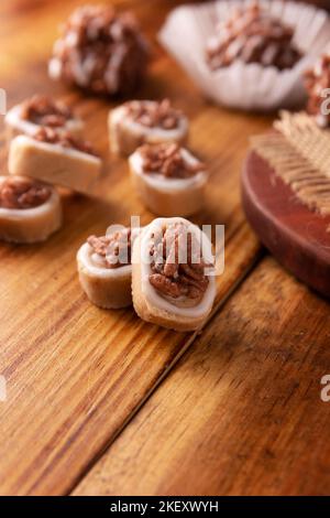 Homemade Mexican sweets, made from sweetened milk, traditionally ...